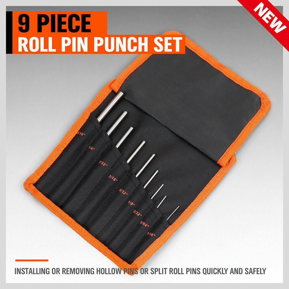 9Pc Roll Pin Punch Set - Bolt Catch Gun Building and Repair Tool with – SedyOnline