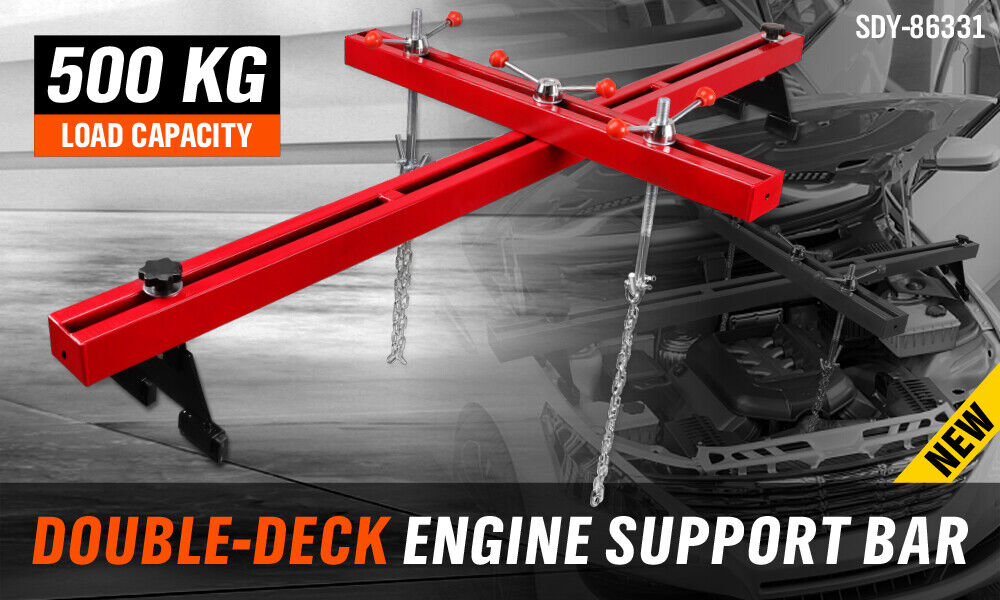 HORUSDY Double-Deck Engine Support Bar 1.8M Transmission Gearbox Lift ...