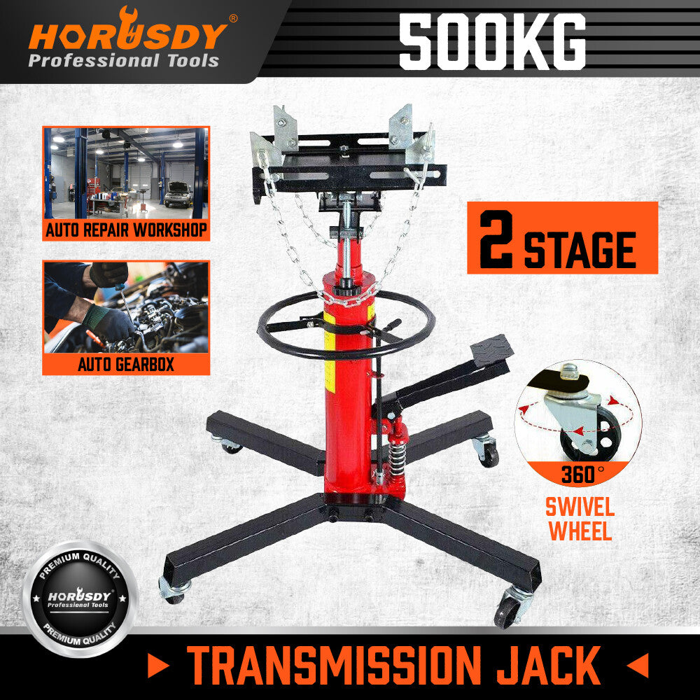 HORUSDY 0.5T Hydraulic Transmission Jack Stand Gearbox Car Engine Lift ...