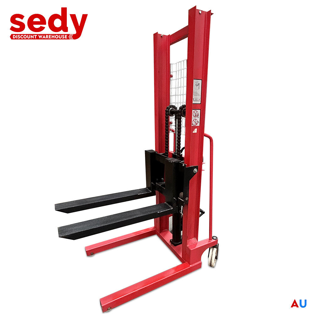 LOCAL PICKUP ONLY -0.5T Manual Hydraulic Stacker Lift Truck 2M Forklif ...