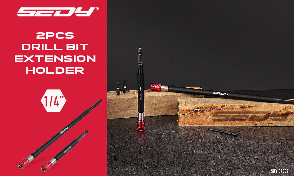 SEDY 1/4 Inch Hex Shank Magnetic Drill Bit Extension Set - Enhance You ...