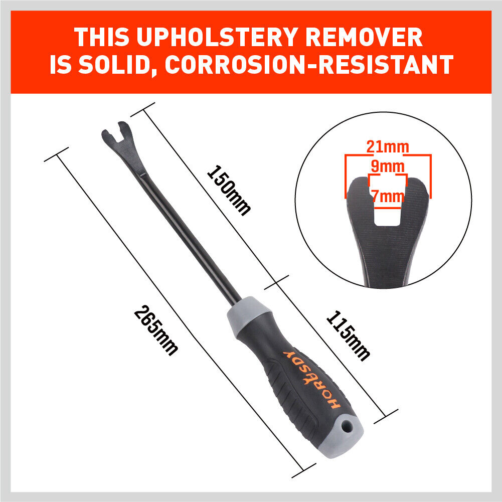 10-inch Heavy-Duty Crow Bar Nail Puller | Sturdy Pry Bar with Comfort ...