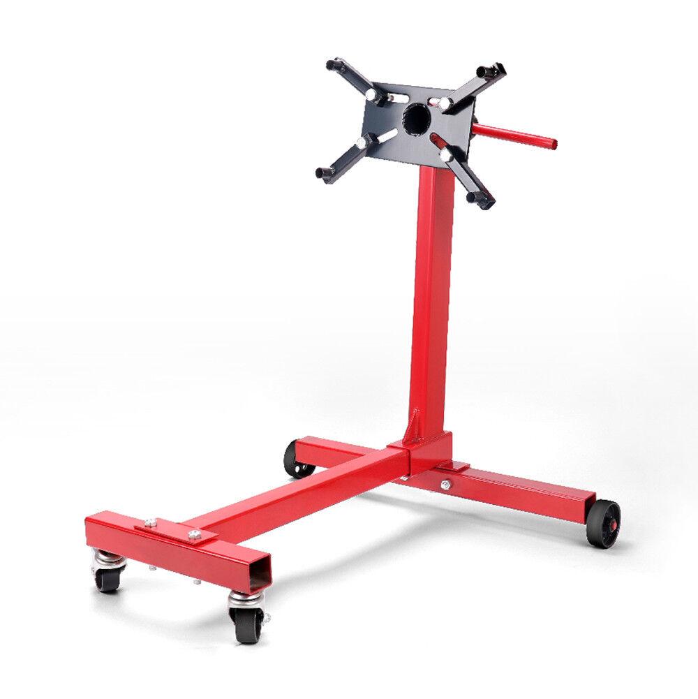 1000lb Capacity Engine Stand - 360° Adjustable Mount Industrial Motor ...